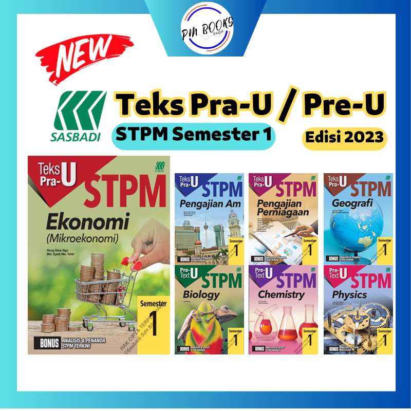 [PMBOOK] SASBADI TEKS PRA-U STPM Semester 1 Edisi 2024 - Buku Rujukan STPM | Shopee Malaysia