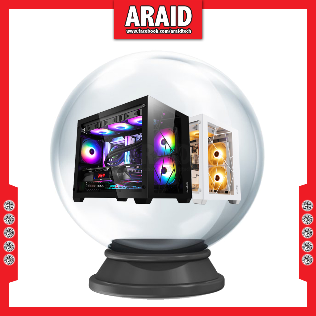 Segotep LUMI II ARGB MATX Case Black | Shopee Malaysia
