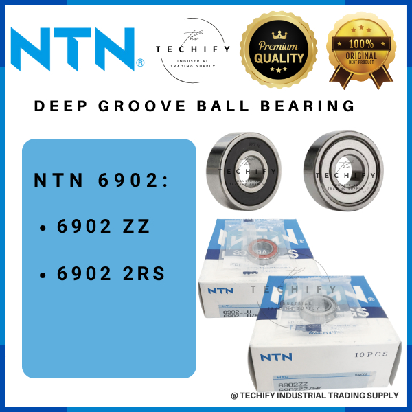 NTN 6902 ZZ / 2RS DEEP GROOVE BALL BEARING 100% ORIGINAL MADE IN JAPAN | Shopee Malaysia