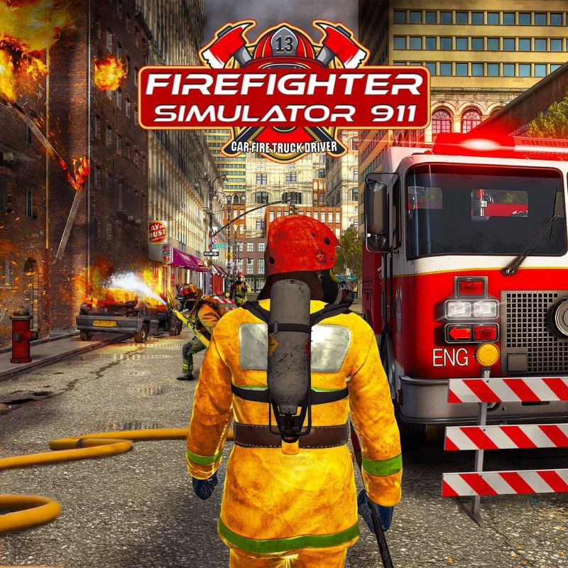 FIREFIGHTER SIMULATOR 911: CAR FIRE TRUCK DRIVER (PS5/PS4 DIGITAL DOWNLOAD) | Shopee Malaysia