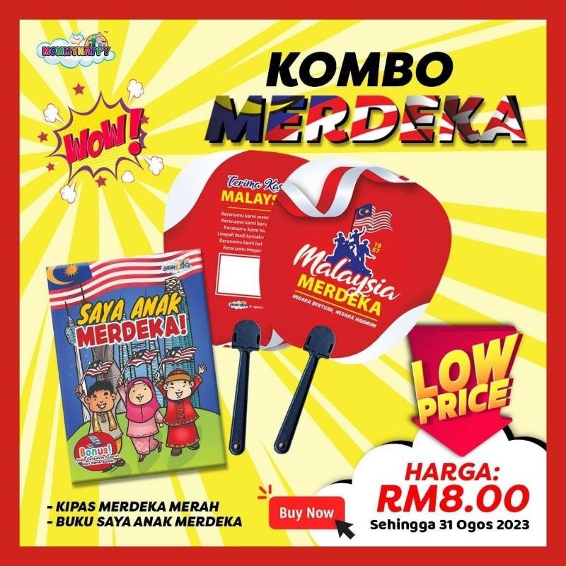 BUKU SAYA ANAK MERDEKA | INFO SEJARAH MALAYSIA | MOMMYHAPPY | Shopee ...