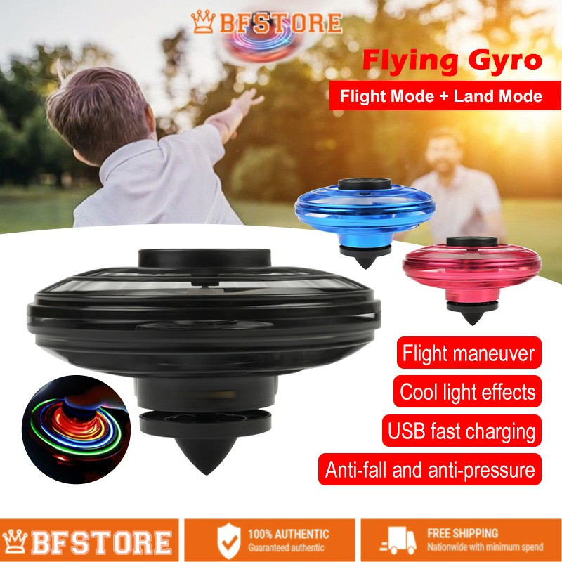Flynova Fidget Spinner Mini Drone LED UFO Type Flying Helicopter ...
