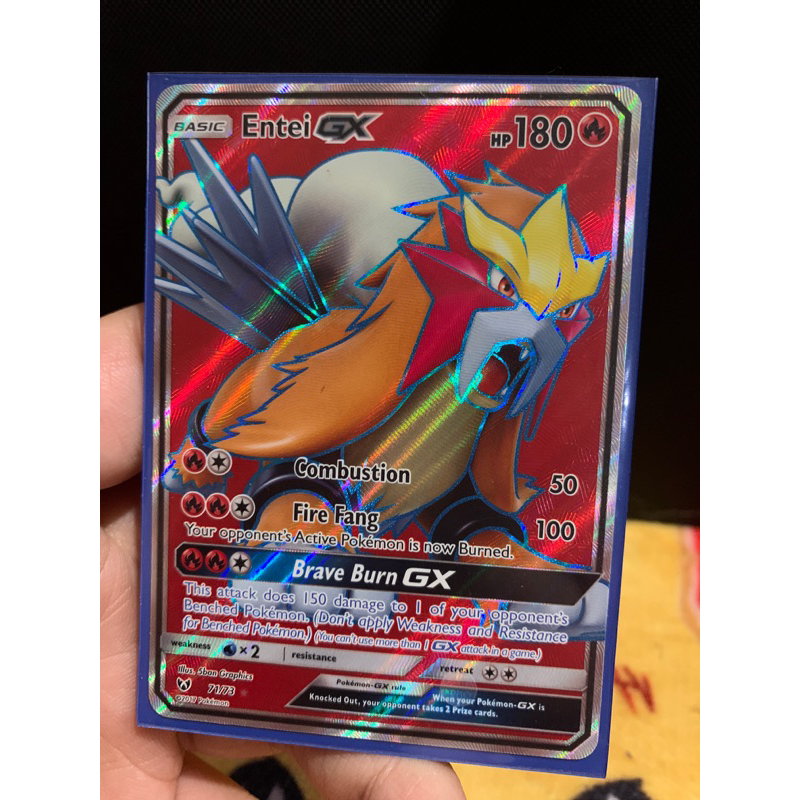 Pokemon Tcg - Entei Gx Pokemon full art | Shopee Malaysia