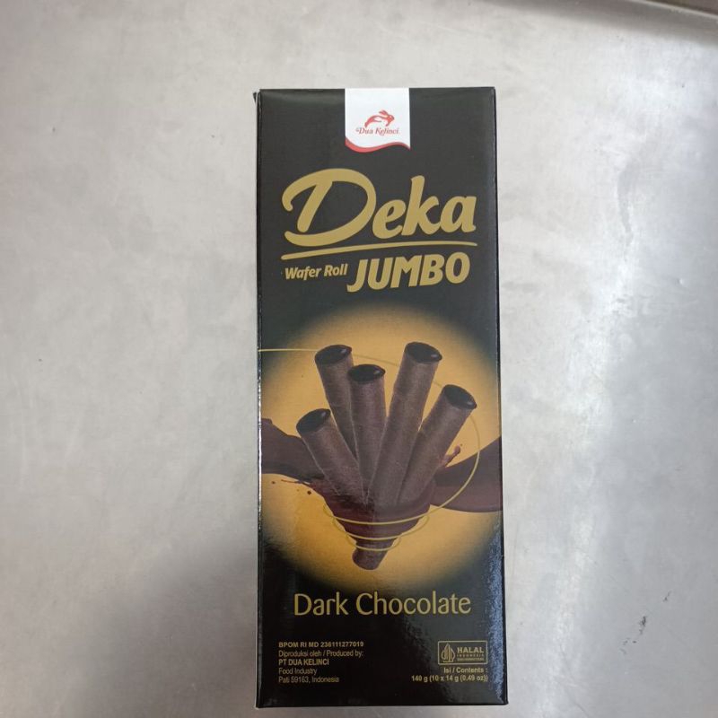 Dua Kelinci Deka Wafer Roll 14g x 10pcs Dark Chocolate | Shopee Malaysia