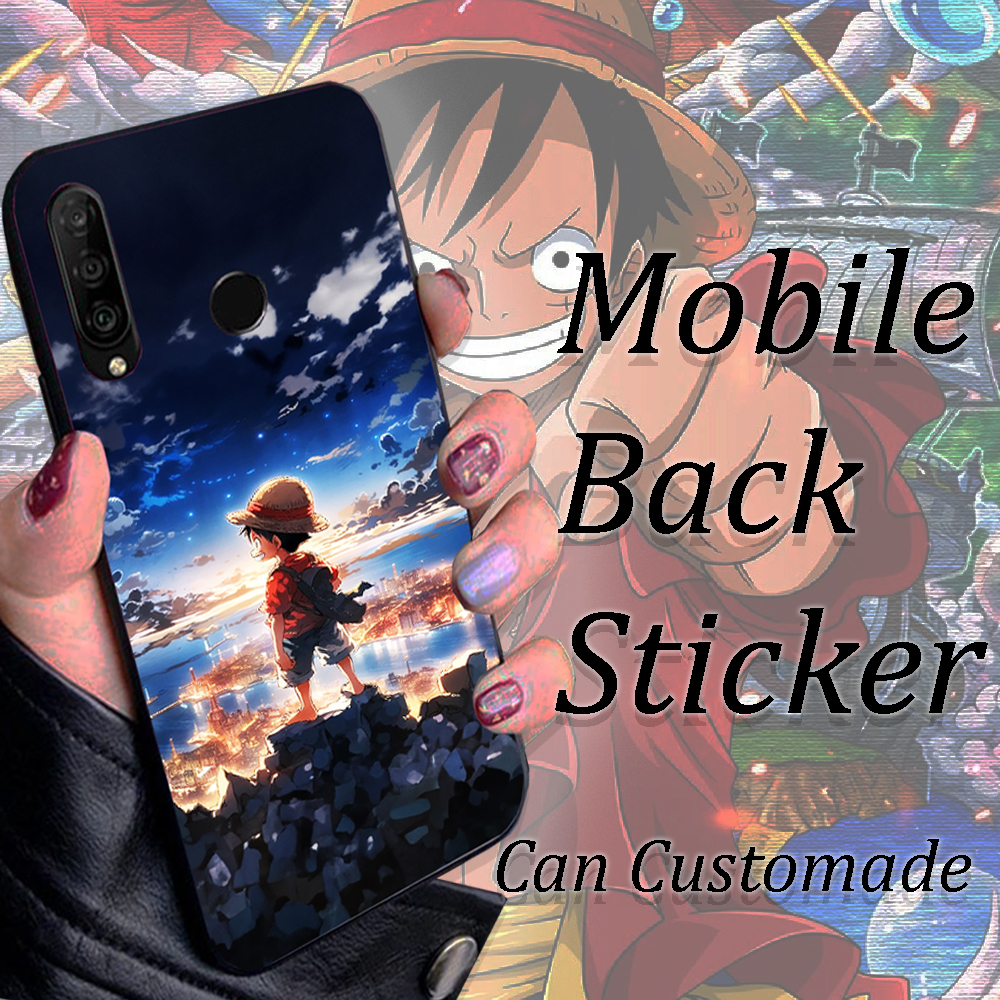 One Piece Luffy Gear 5 DIY Phone Back Sticker for All model iphone ...