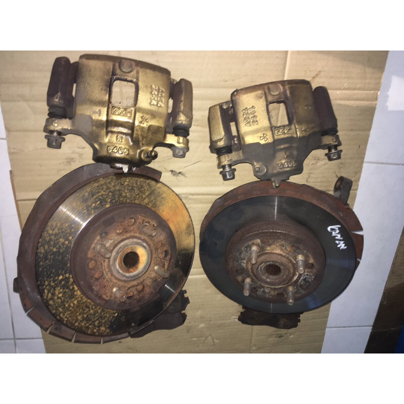 Original Proton Wira Complete Front Disc Brake Set 1.6/1.8/ Disc Brake ...