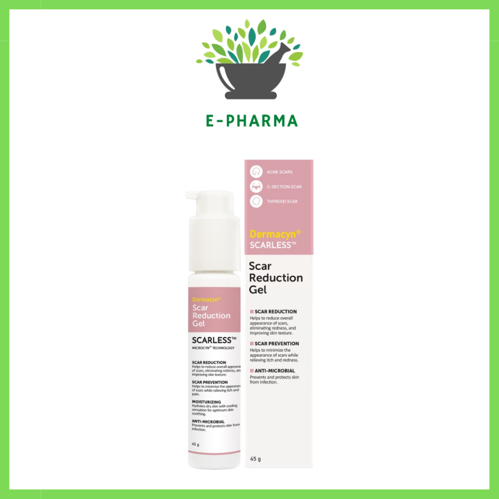 Dermacyn Scarless Hydrogel for Acne Scars & Surgery scars 45g | Shopee ...