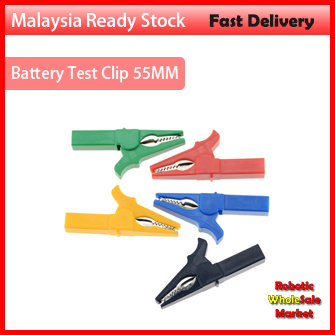 Battery Test Clip 55MM HV Alligator Clip For Banana Plug 4mm Multimeter ...