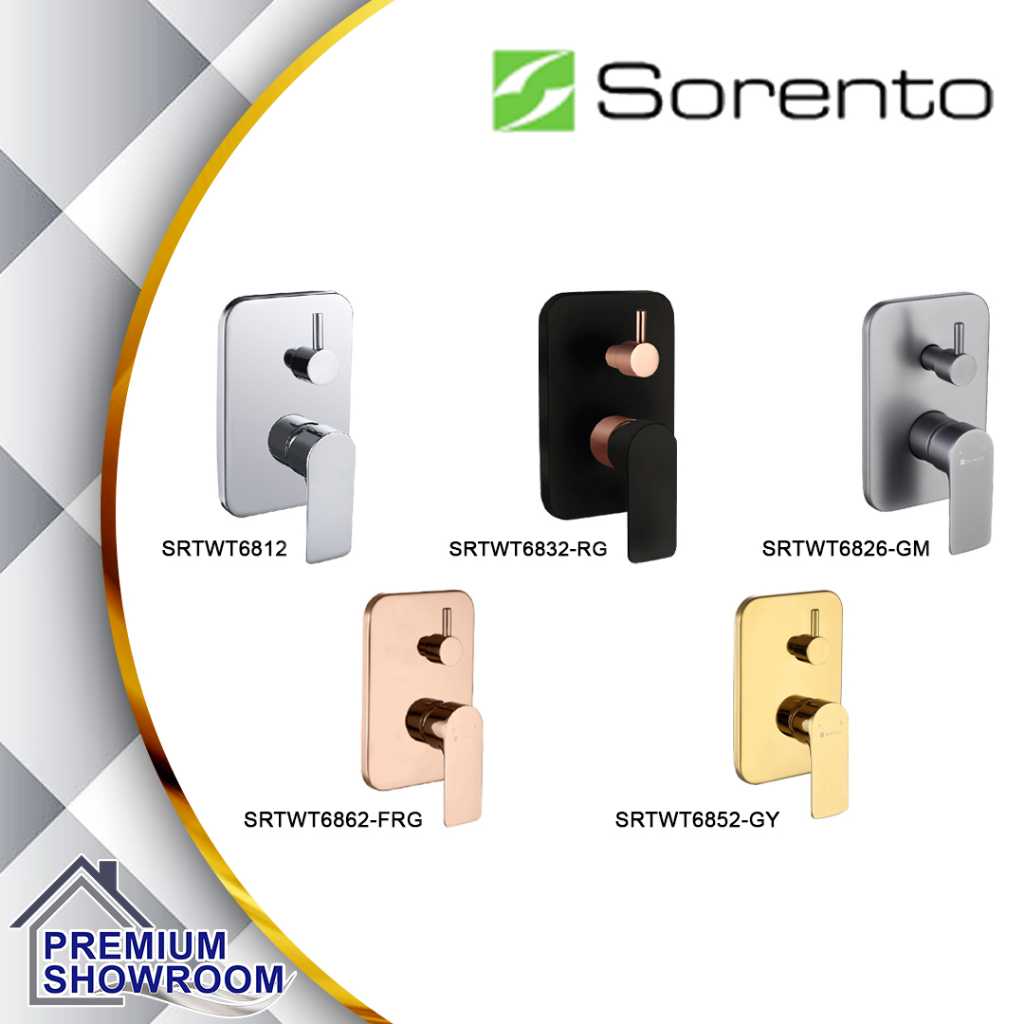 SORENTO Concealed Bath & Two Way Shower Mixer Tap/Shower Tap with ...