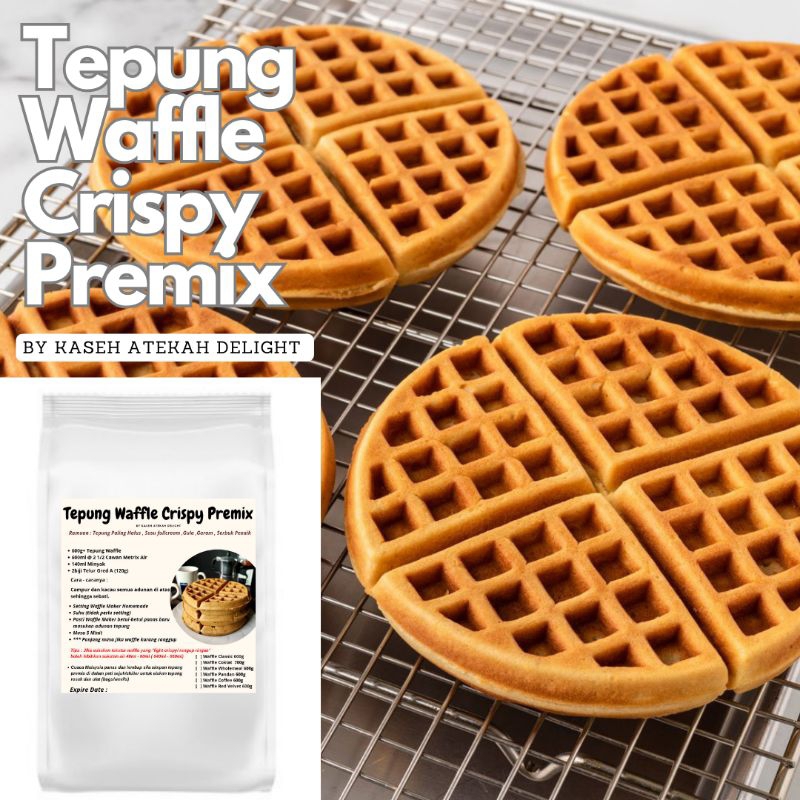 [PREMIUM WAFFLES] Tepung Waffle Crispy Rangup Premix | Premium Waffle ...