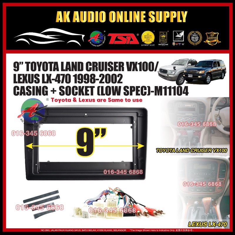 Toyota Land Cruiser VX100 /Lexus LX-470 1998 - 2002 ( Low Spec ...