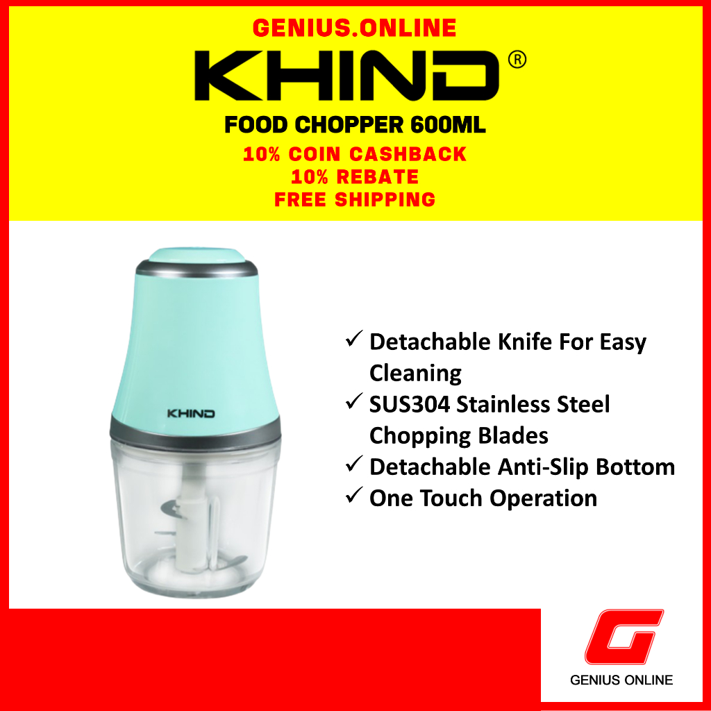 KHIND Mini Food Chopper (0.5L/0.6L) FPC808/FPC900 | Shopee Malaysia