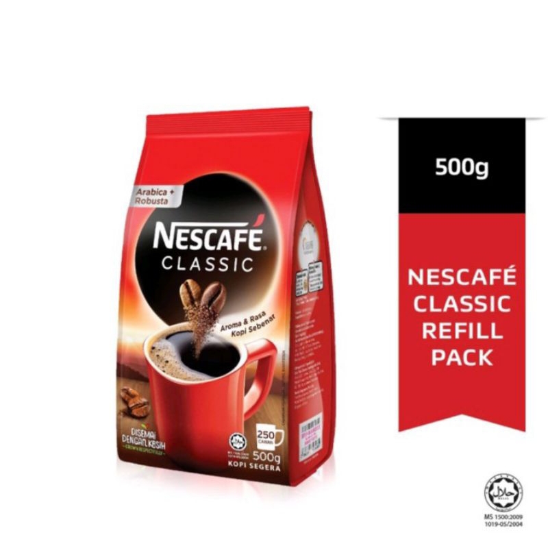 Nescafe Classic Refill 500g ( Exp Date August 2025 ) | Shopee Malaysia