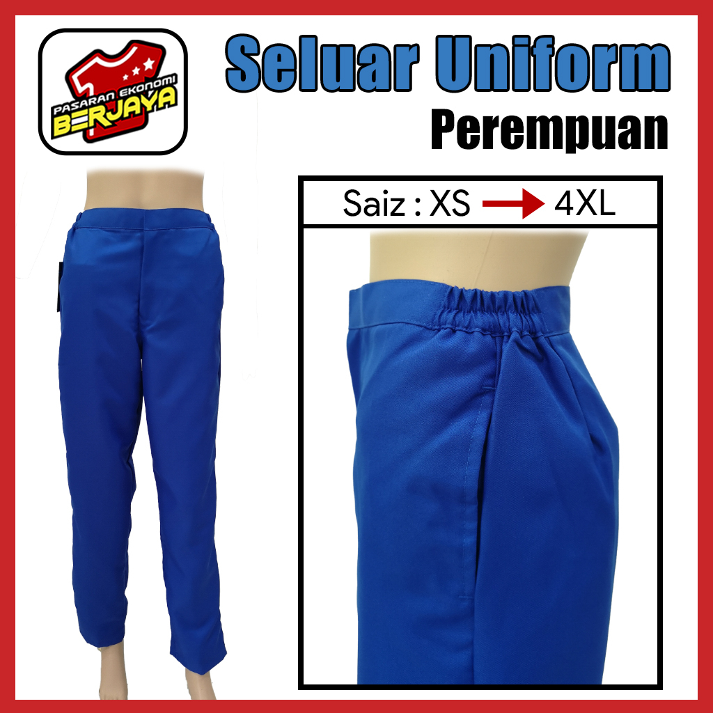 Seluar Uniform Kadet Perempuan/Seluar Kadet Unit Beruniform Sekolah ...
