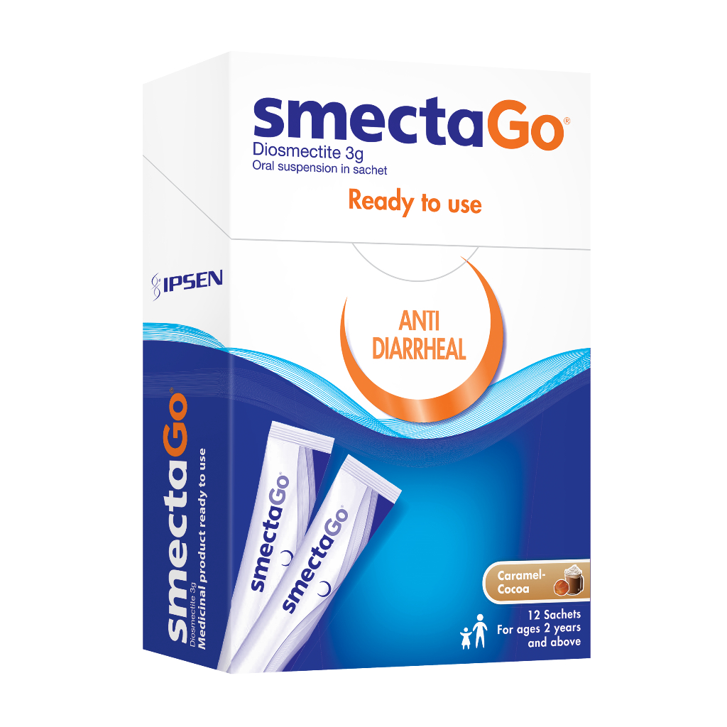 Smecta Go 12 sachets x 3gm (Exp 04/2025) | Shopee Malaysia