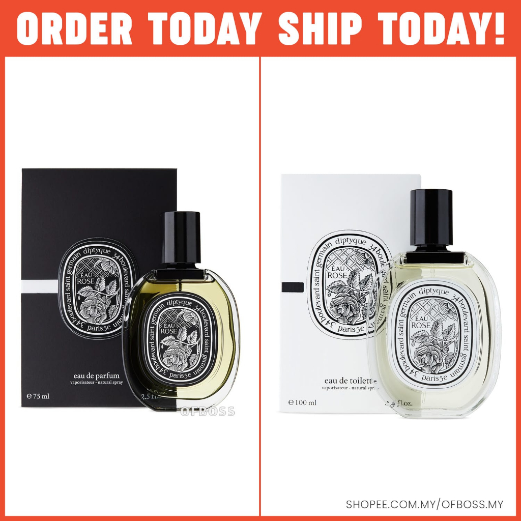 Diptyque Eau Rose Eau De Toilette EDT-EDP 100ml For Women | Shopee Malaysia