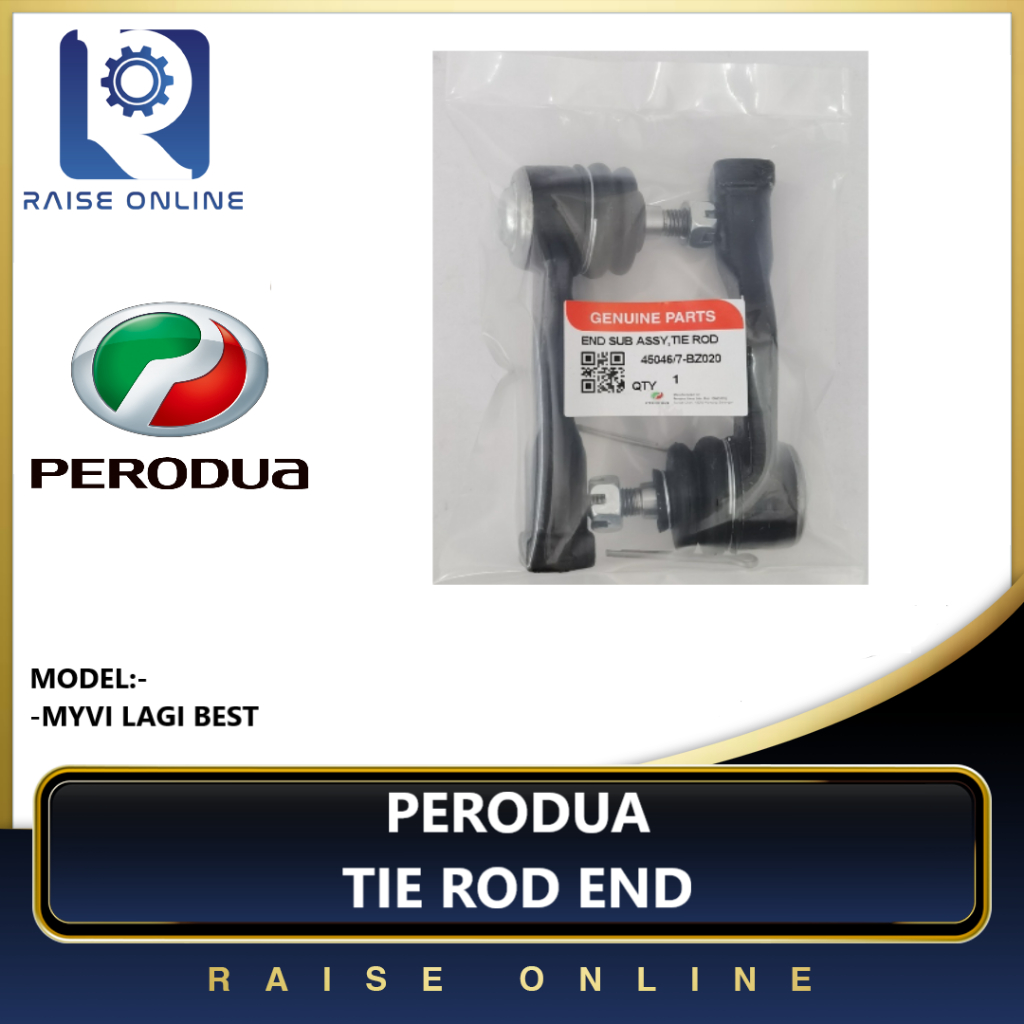 100% PERODUA GENUINE Tie Rod End -Perodua Myvi Lagi Best 2011-2017 Year (1 Pairs) | Shopee Malaysia