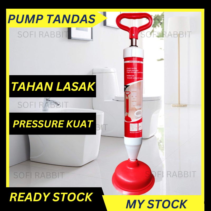[ HARGA KILANG] High Pressure Pump Drain Buster Toilet Plug Sink ...