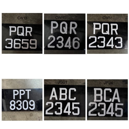 No Plate Car Number Plate Kereta Papan+Number | Shopee Malaysia