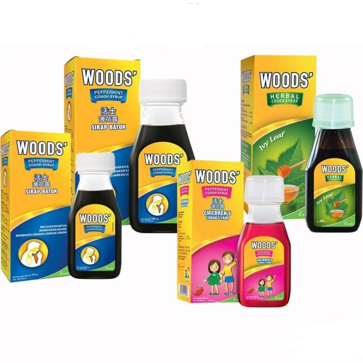 Woods Peppermint Cough Syrup - Children / Adult | Shopee Malaysia