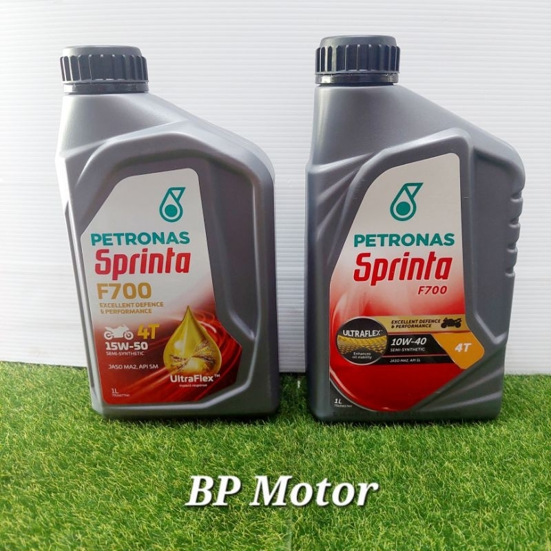 PETRONAS SPRINTA F700 4T SEMI-SYNTHETIC 10W-40 / 15W-50 1L ULTRAFLEX ...