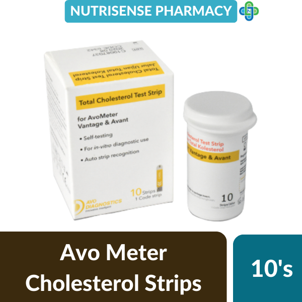 Avometer Cholesterol Strips - 10's | Shopee Malaysia