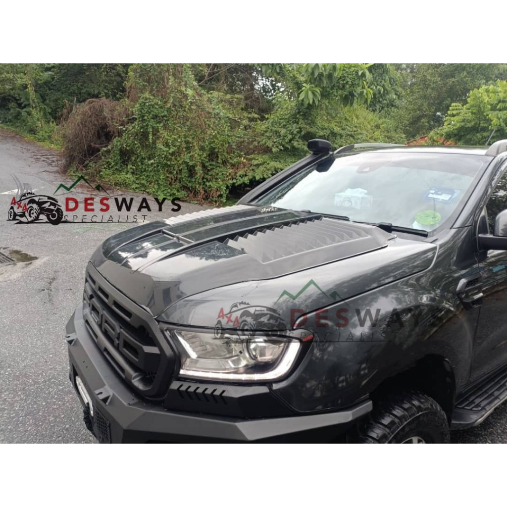 Ford Ranger T6 T7 T8 V6 Front Bonnet Bonet Hood Scoop Cover -MATTE MATT ...