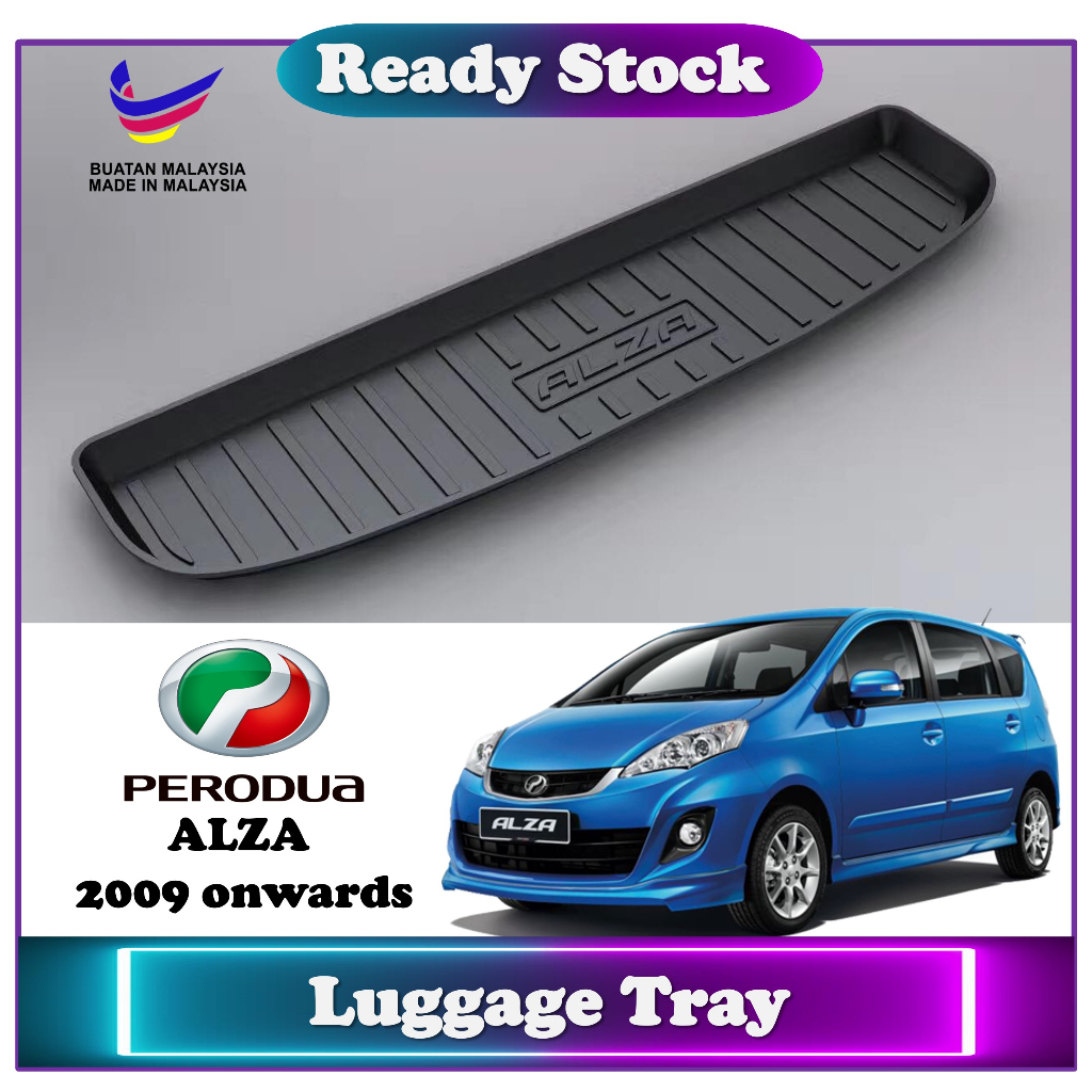 Perodua Alza 】 Trunk Luggage Tray - Boot Tray Cargo Luggage ( 2009 ...