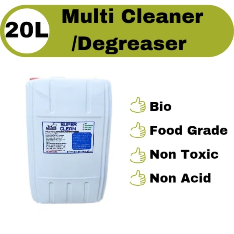Super Clean (Multi Cleaner /Degreaser) 20 Litre (Direct Factory)🌟READY ...