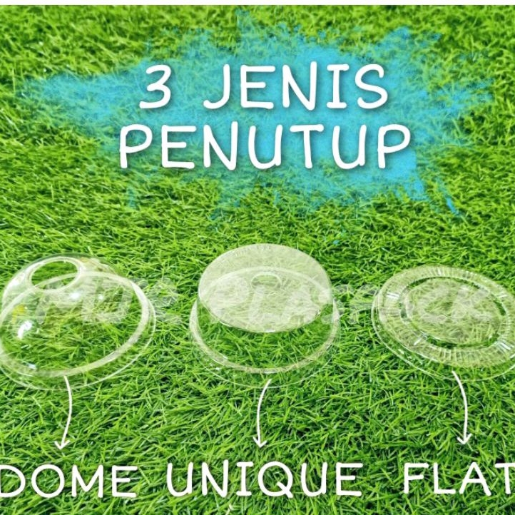 Lid Penutup Cup Zirafah 90mm Capsule 95mm Flat Dome Half Dome Unique ...
