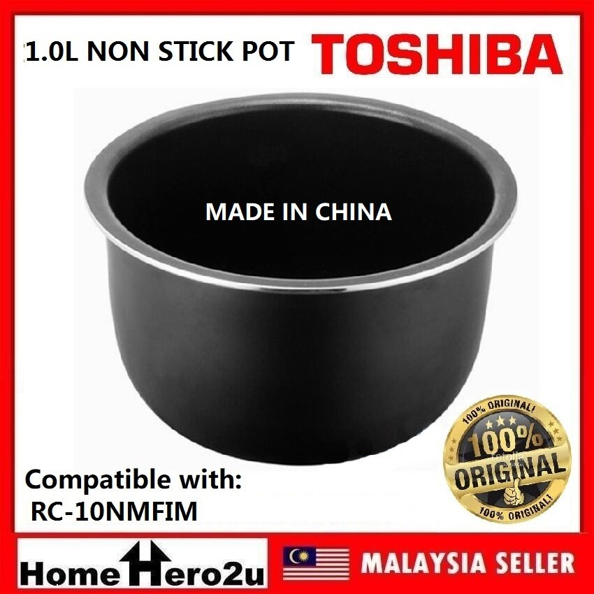 Toshiba Rice Pot Inner Pot Replacement for RC-10NMFIM 1.0L Spare Parts ...