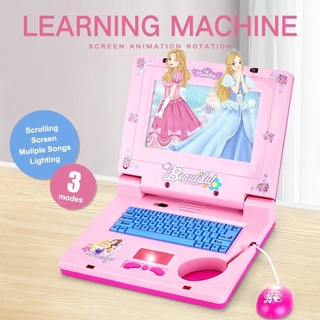 Toysbay Kids Princess Computer With LED Light And Music Mini Laptop ...
