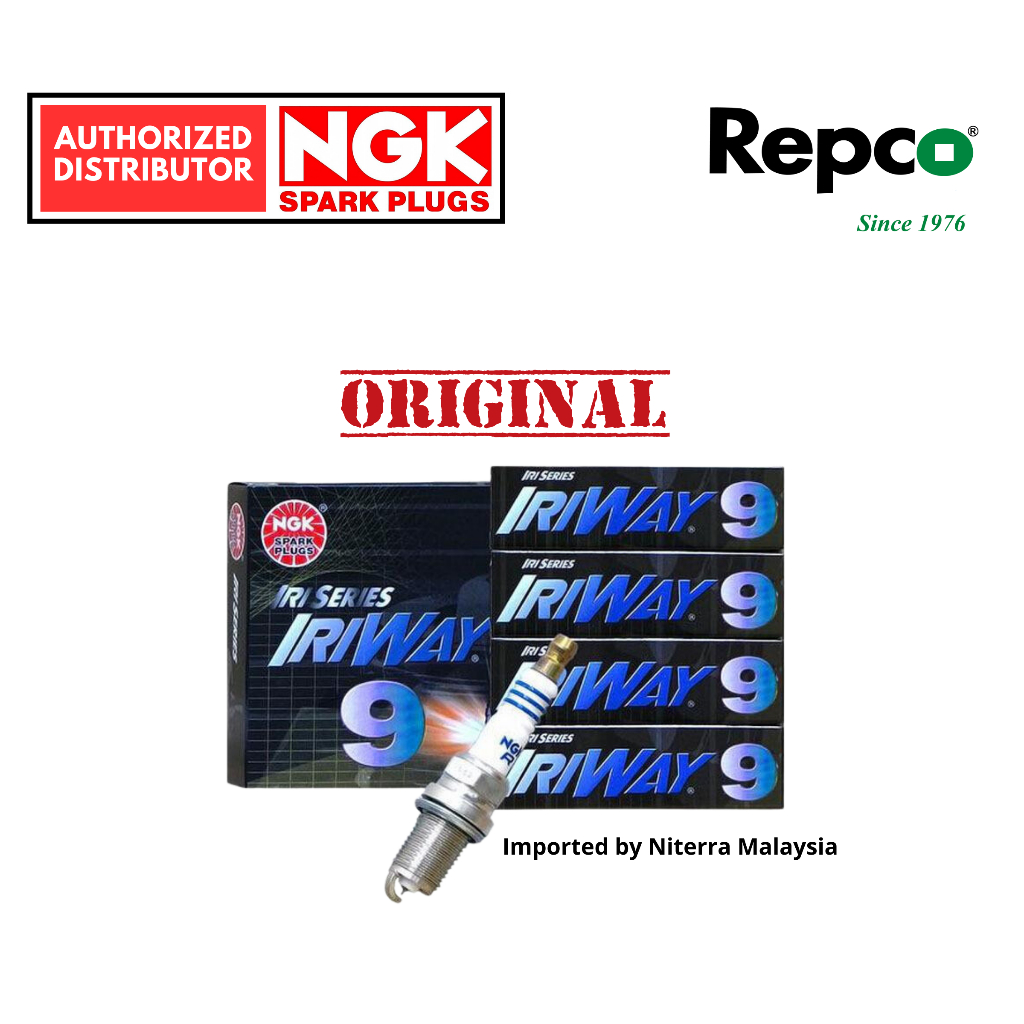 NGK Iriway 9 IRI-Series Racing Performance Spark Plugs (4 Pcs) | Shopee ...
