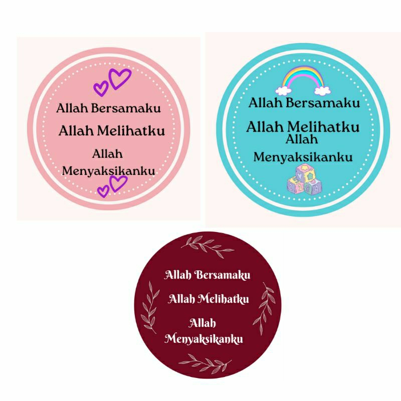 🔥NEW🔥Cute Reminder Sticker |Stiker Nasihat | Shopee Malaysia