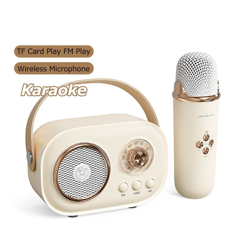 JOJOCAT C20 Plus Portable Wireless Karaoke Microphone KTV Speaker FM ...