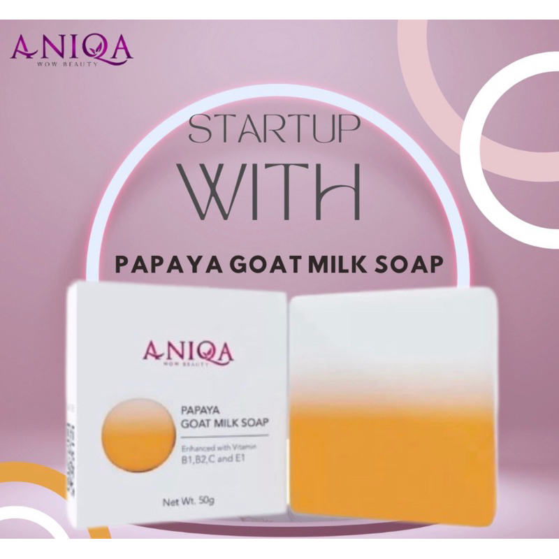 Aniqa Wow Beauty - Papaya Goat Milk Soap | Shopee Malaysia