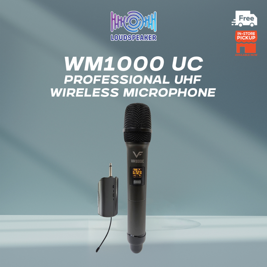 Vinnfier VF WM1000UC Professional UHF Wireless Microphone with ...