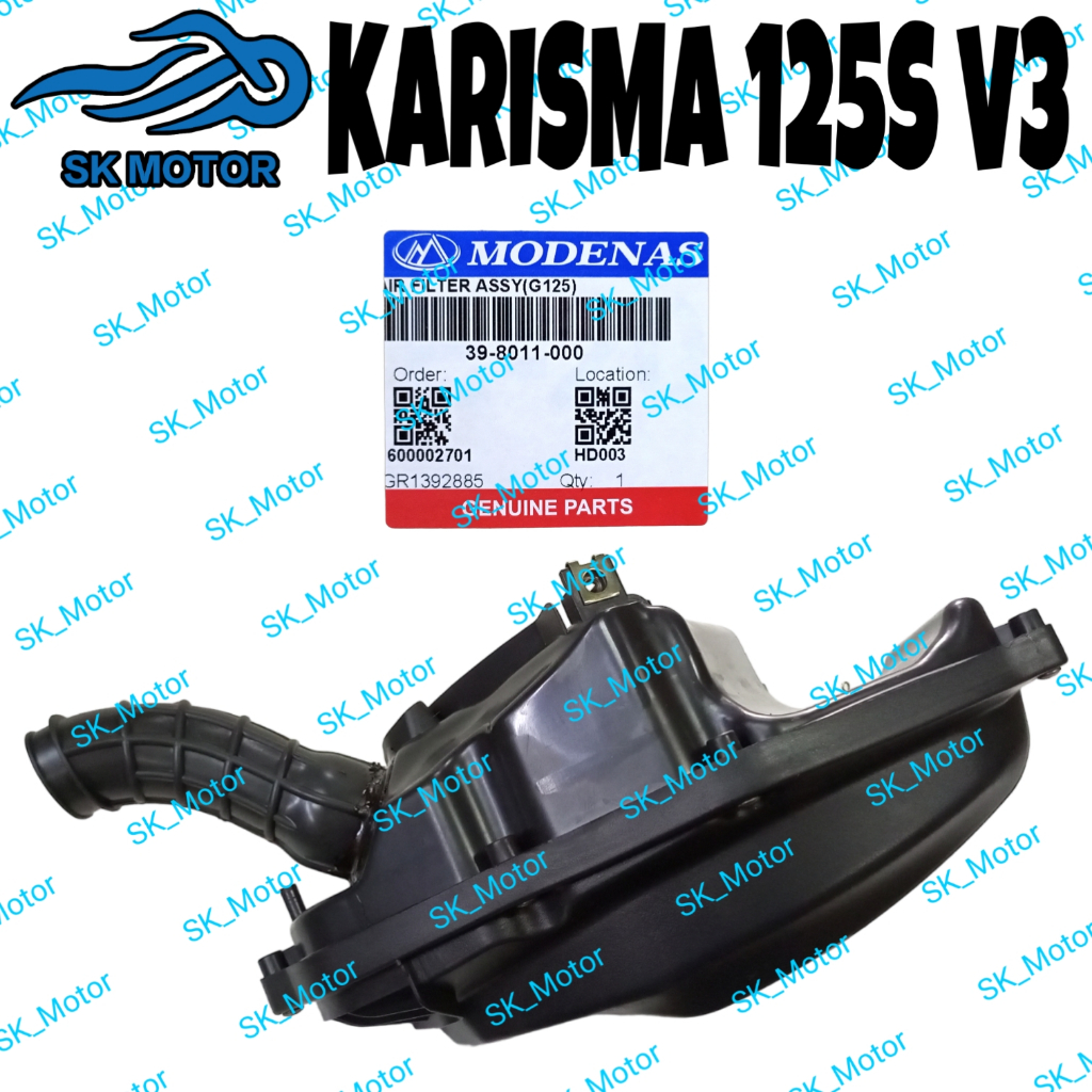 Modenas KARISMA 125 S V3 Original Air Filter Cleaner Box / Kotak ...