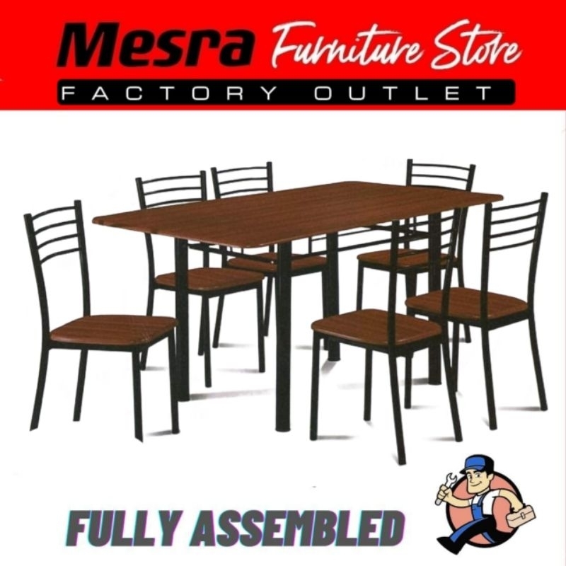 Set Meja Makan kerusi besi/ Dining Table Set | Shopee Malaysia