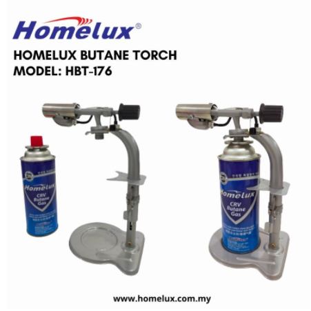 Homelux Butane Gas Torch Burner Flame Gun With Stand HBT-176 /HBT-68 ...
