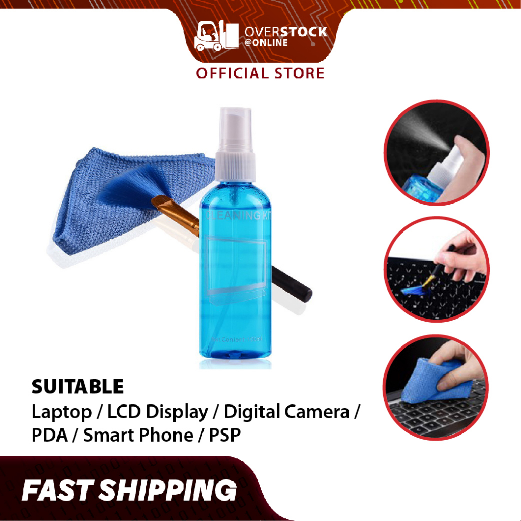 LCD Cleaning Kit KCL-1016 Safe for Using & Non-aerosol Cleaner for ...