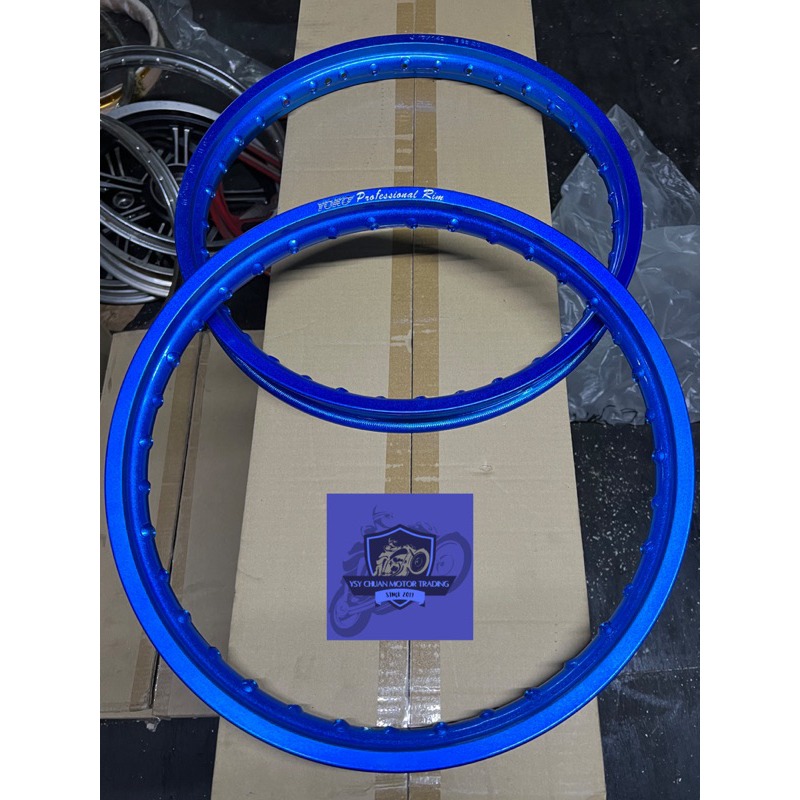 ALLOY RIM BRAND YOKO SIZE 1.40 x 17 BLUE COLOUR | Shopee Malaysia