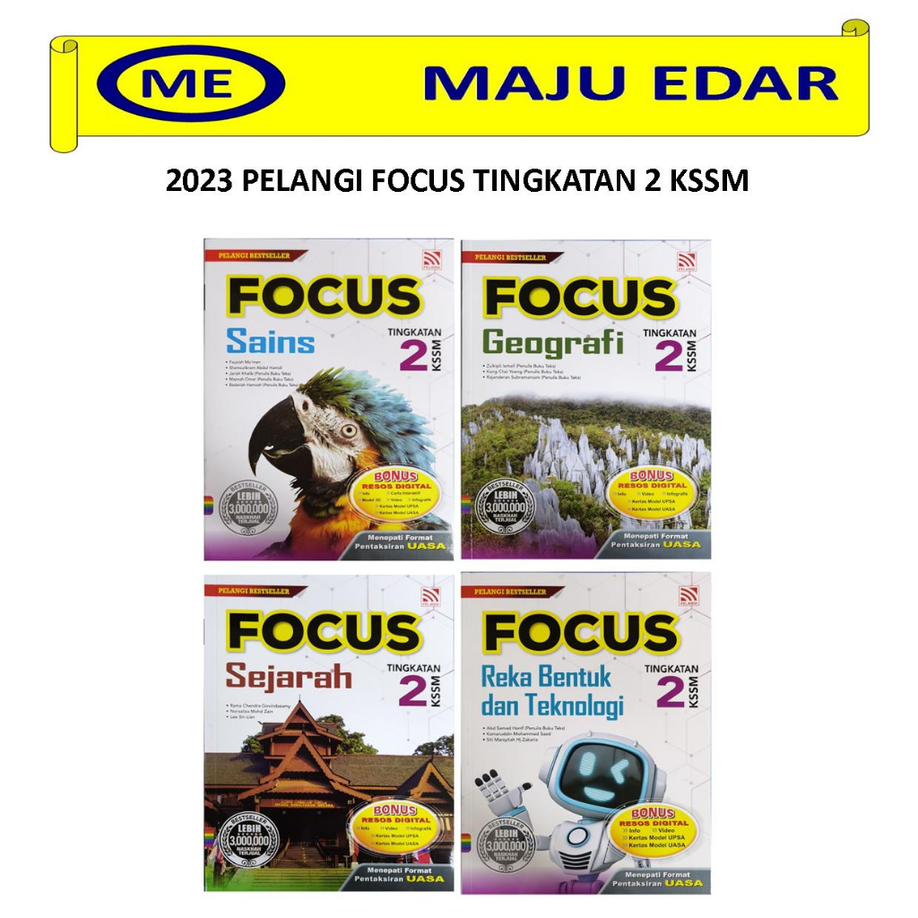 2023 PELANGI FOCUS TINGKATAN 2 KSSM / BUKU RUJUKAN / REFERENCE BOOK ...