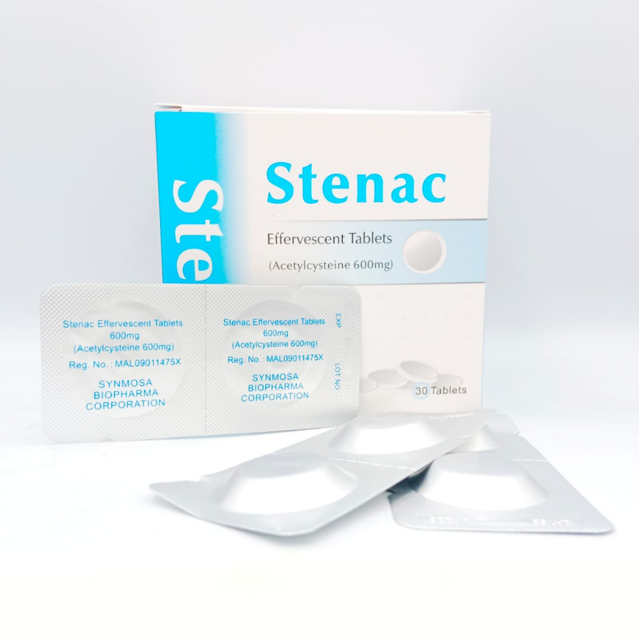 Stenac 600mg Effervescent Tablet 6's/30's EXP10/26 | Shopee Malaysia