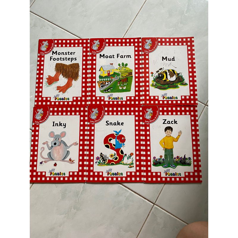 Preloved Jolly Phonics Book Level 1 2 3 Inky Mouse & Friends Series ...