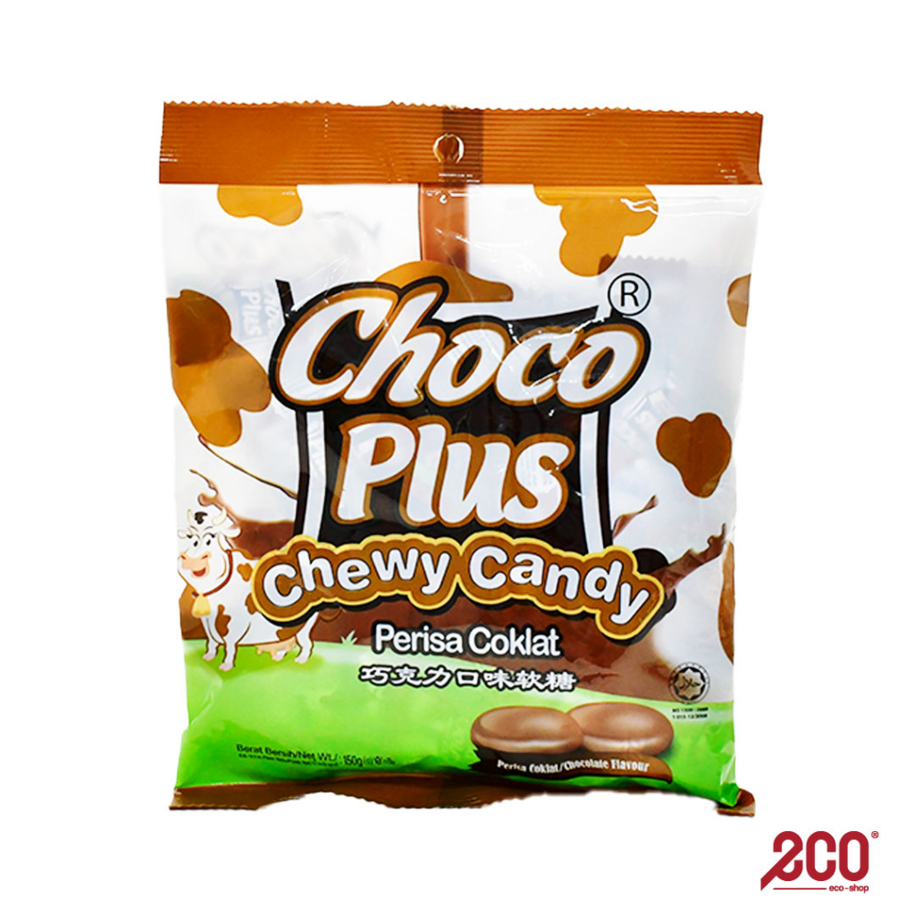 Choco Plus Chocolate Flavour Chewy Candy 150G - AA-L001-T04-03 | Shopee ...