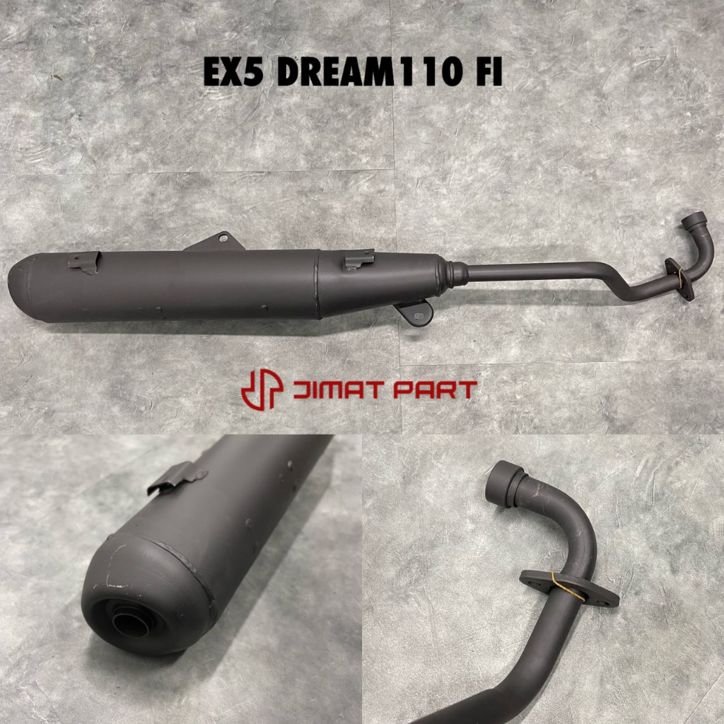 HONDA EX5 DREAM110 FI EXHAUST PIPE STANDARD MUFFLER EKZOS EX5110 EX5 110 FI FUEL INJECTION ...
