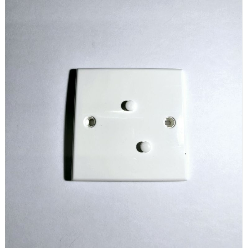 SWITCH SOCKET BLANK COVER PVC BLANK PLATE WITH SCREW CAP | Shopee Malaysia