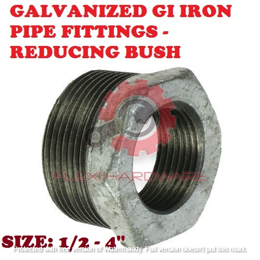 [READY STOCKS] 1/2" - 2" GI REDUCING BUSH / GALVANISED IRON BUSHING ...