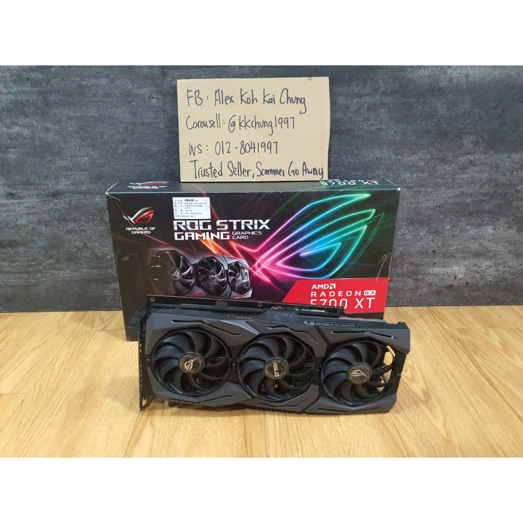 ROG STRIX RX 5700XT (SECOND HAND) | Shopee Malaysia